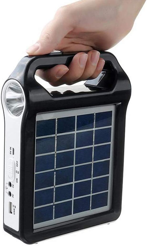 JAY-LONG Portable Solar Generator USB Charger 6V 9W Solar Panel Power ...