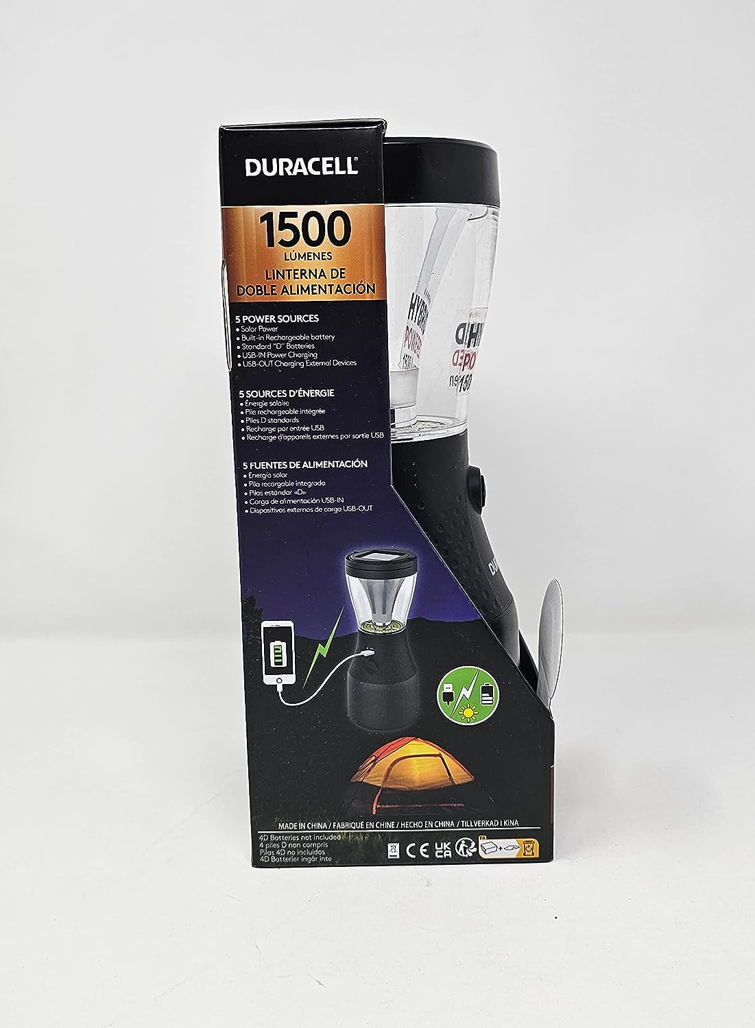 Duracell Dual Power Lantern 1500 Lumens Review